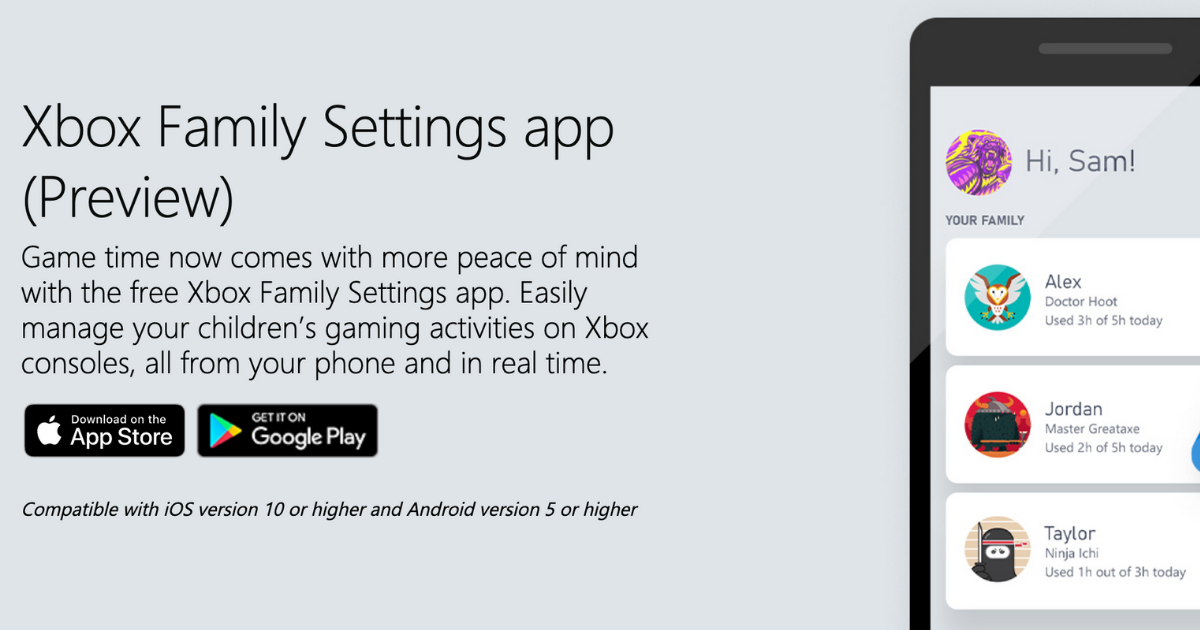 New Xbox Parental Control App - Wayne Denner